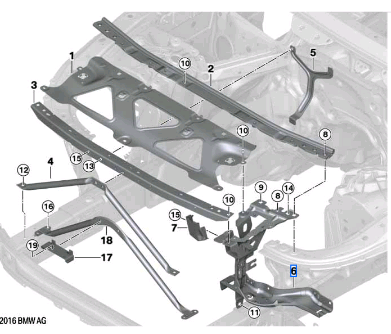BMW 7 SERIES G12 MOUNTING HEADLIGHT LEFT 51647375325 - Salsabel Auto ...