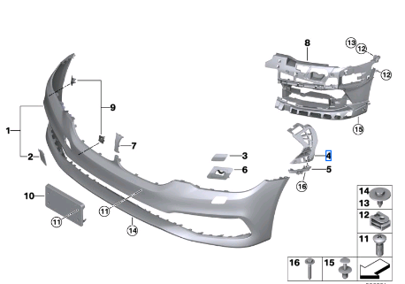 BMW SERIE 5 G30 GUÍA SUPERIOR IZQUIERDA 51117385347 - Repuestos Salsabel